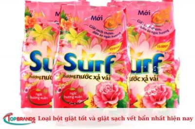 Top 10 loại bột giặt tốt và giặt sạch vết bẩn nhất hiện nay