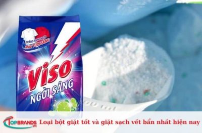 Top 10 loại bột giặt tốt và giặt sạch vết bẩn nhất hiện nay